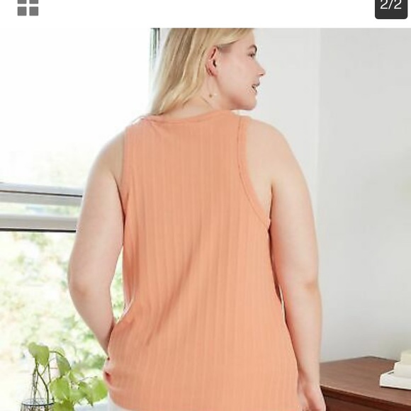 Ava & Viv | Tops | Womens Plus Size Ribbed Tank Topava Vi | Poshmark